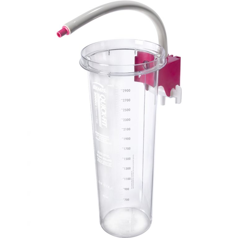 Suction Canisters: 3000cc Reusable Outer Canister with Stopcock