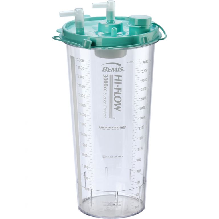 Suction Canisters: 3000cc Hi-Flow Canister