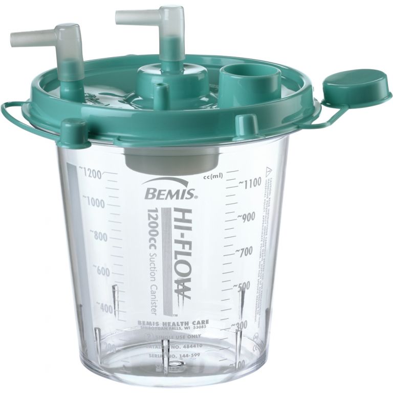 Suction Canisters: 1200cc Hi-Flow Canister