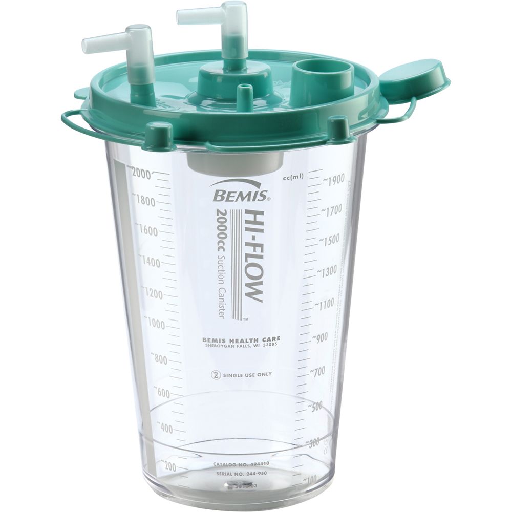 Suction Canisters: 2000cc Hi-Flow Canister