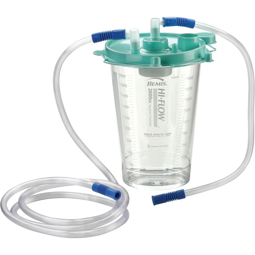 Suction Canisters: 2000cc Hi-Flow Canister Kit